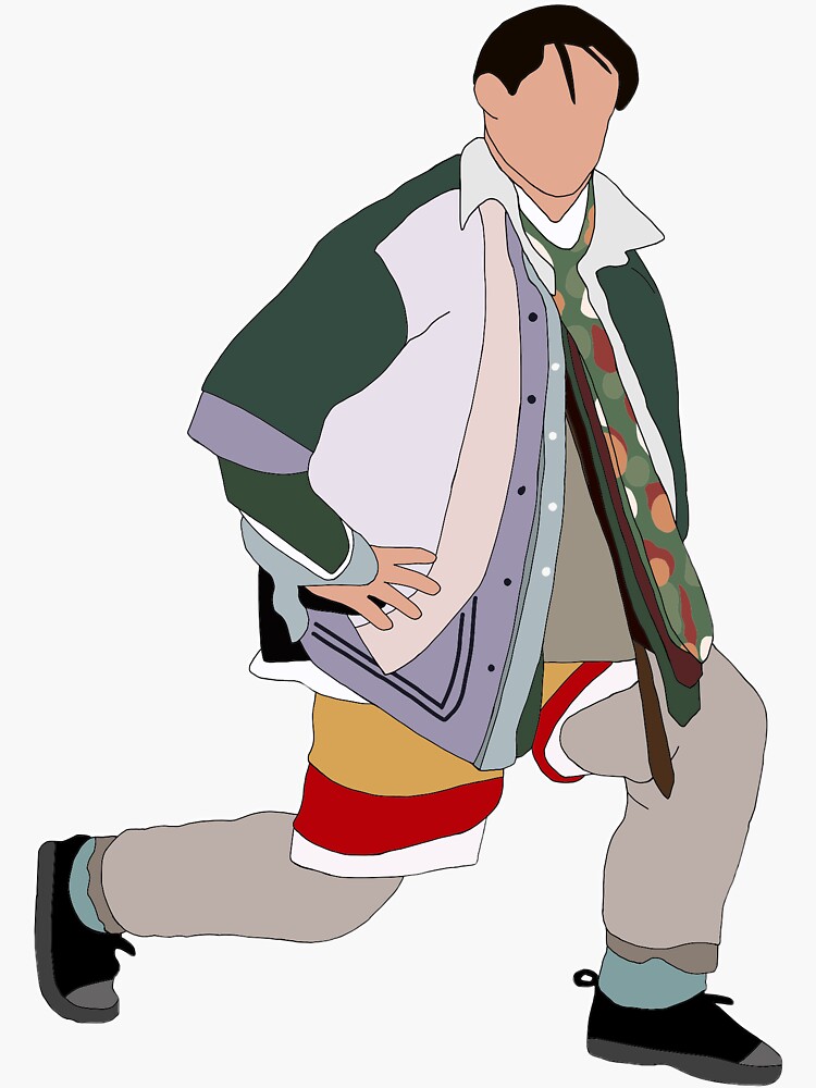 "joey wearing all the clothes" Sticker for Sale by katinadelgado ...