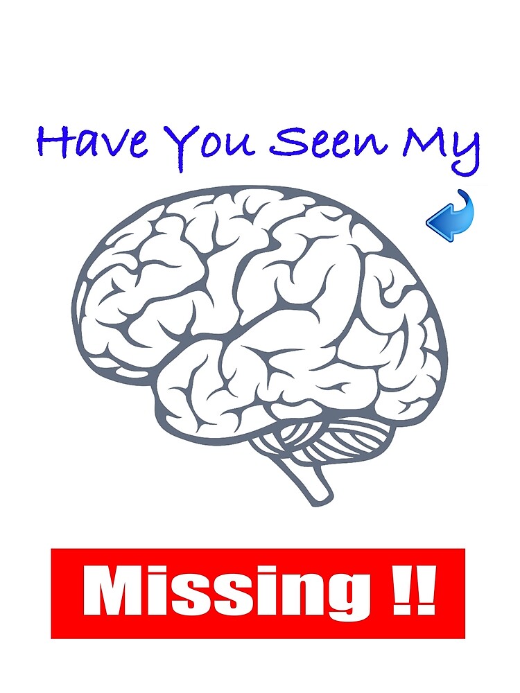 "Missing Brain" Poster for Sale by Francois97 | Redbubble