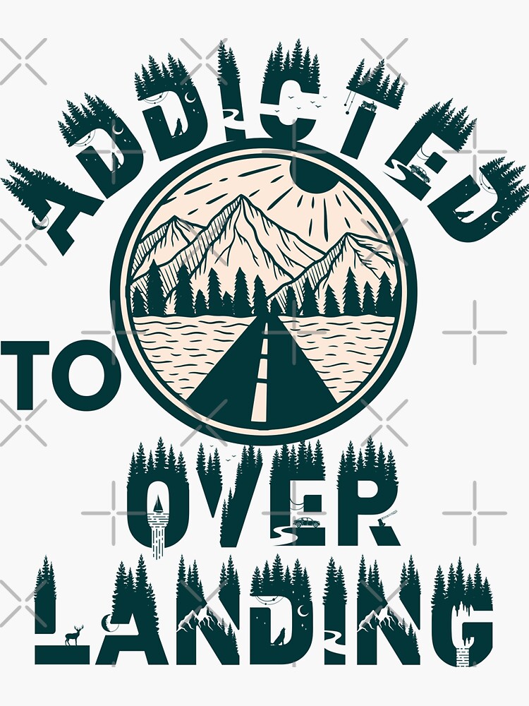 "Addicted to overlanding" Sticker for Sale by movie-popcorn | Redbubble