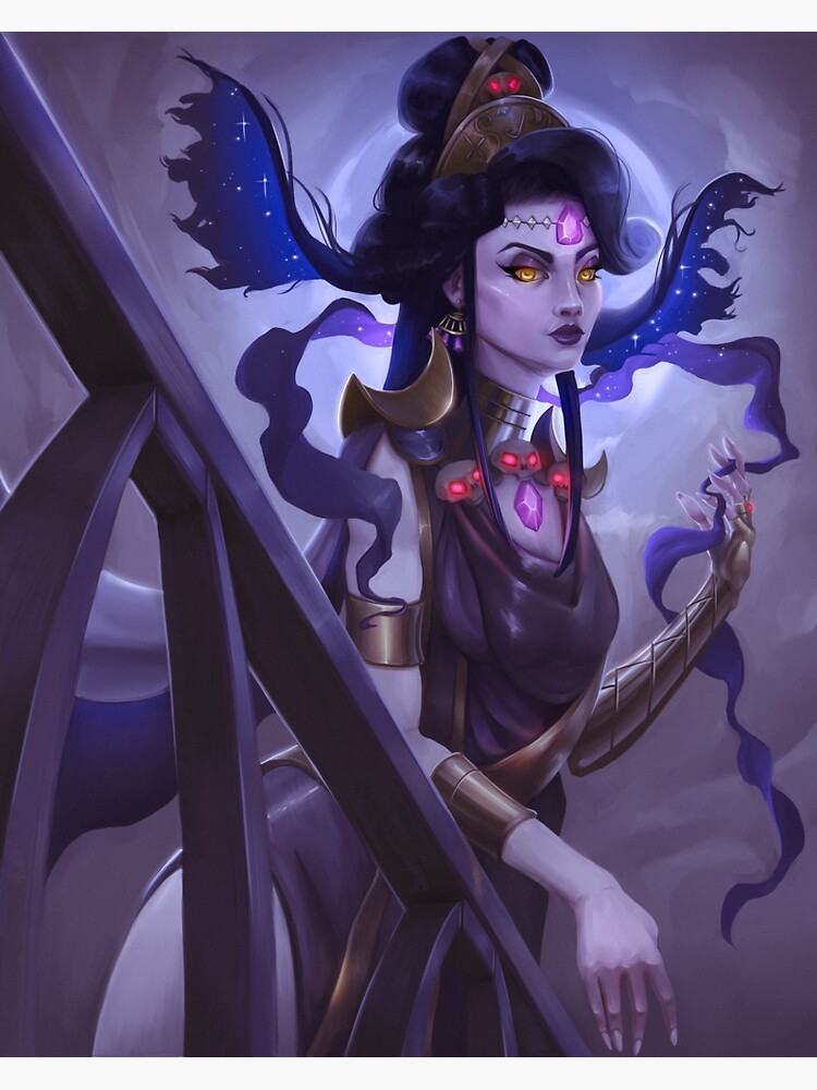 "Nyx (Hades) Fan Art " Sticker for Sale by benarnold-art | Redbubble