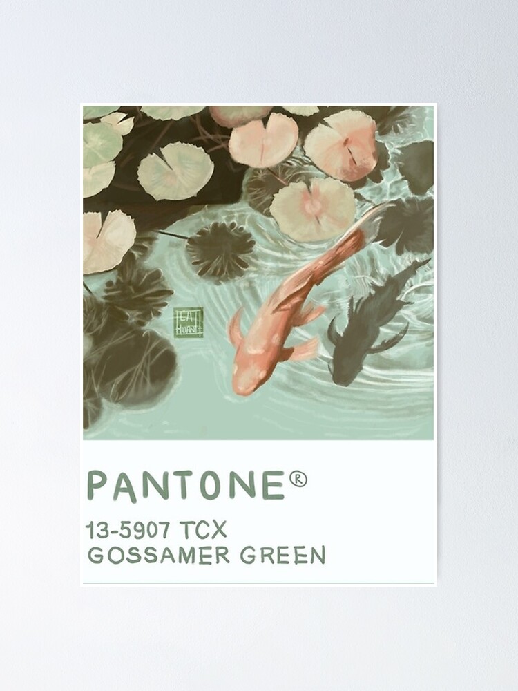 "Gossamer Green Pantone" Poster for Sale by luisgrant | Redbubble