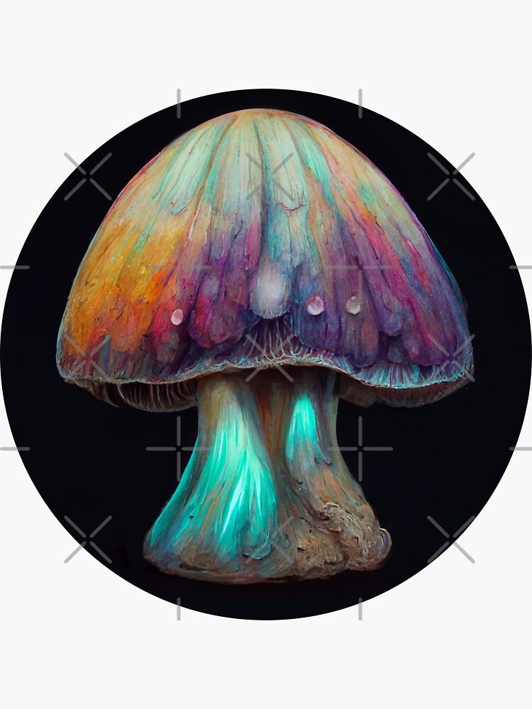 "Magic Mushroom" Sticker for Sale by lensman888 | Redbubble