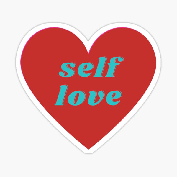"self love heart" Sticker for Sale by embhstore | Redbubble