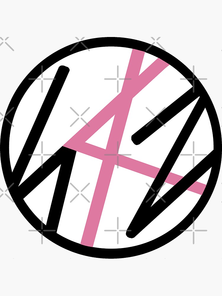 Pegatina «Stray Kids SKZ Logo MAXIDENT rosa ver.» de edaoflorien ...