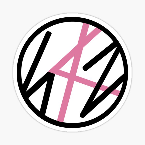 Pegatina «Stray Kids SKZ Logo MAXIDENT rosa ver.» de edaoflorien ...