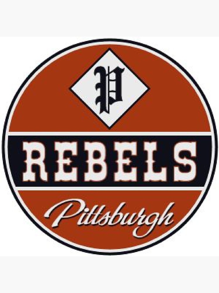 "Pittsburgh Rebels" Sticker for Sale by uniquenostalgia | Redbubble