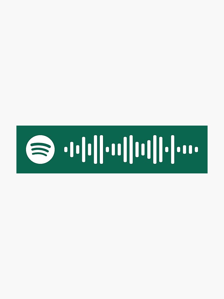 "tis the damn season - taylor swift spotify code" Sticker for Sale by ...