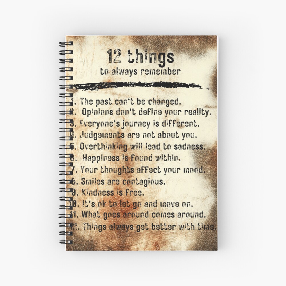 "12 things to always remember, inspirational" Poster for Sale by cre8it ...