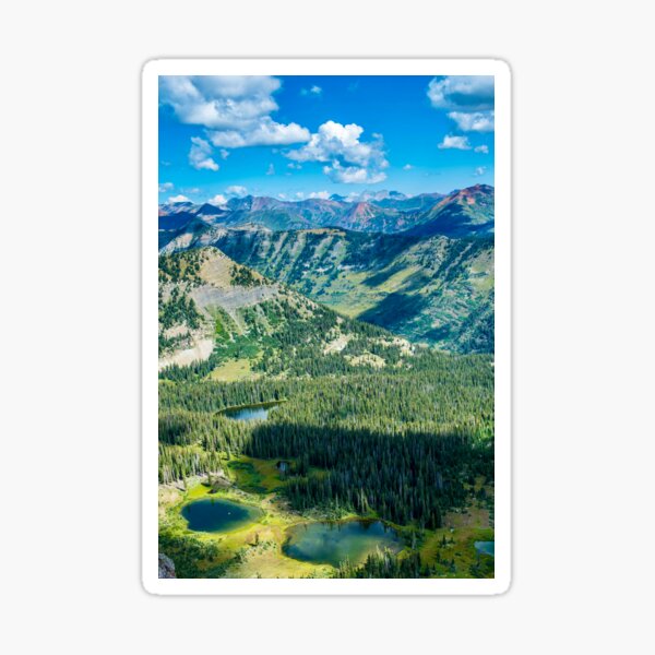 "Colorado Mountains" Sticker for Sale by LucyPogosian | Redbubble