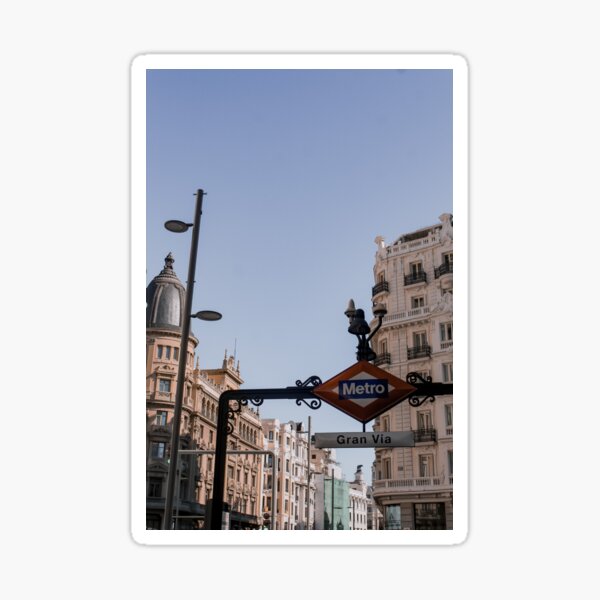 "Photography of Madrid - Spain (España)" Sticker for Sale by ...