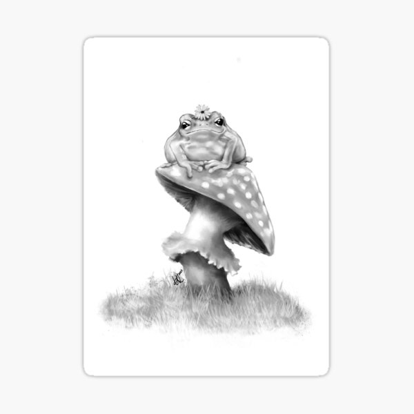 "ToadStool" Sticker for Sale by RetroUrsula | Redbubble