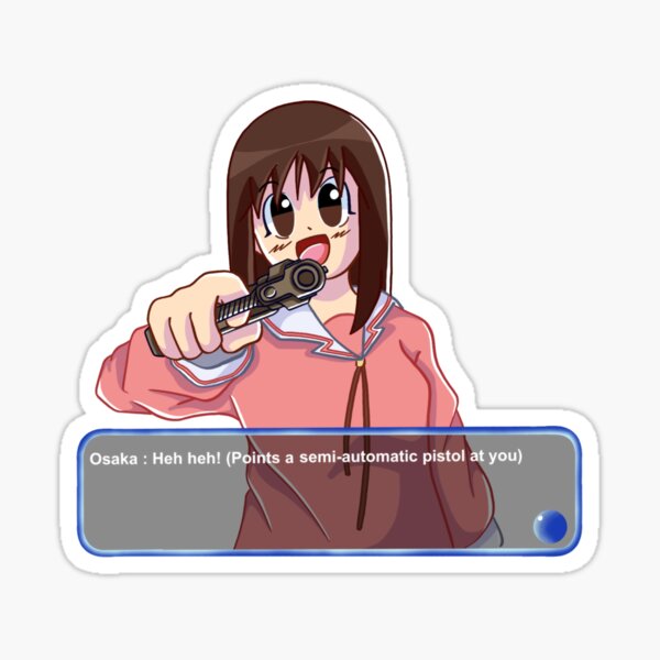 "osaka and the art of self defence " Sticker for Sale by Genocyberia ...