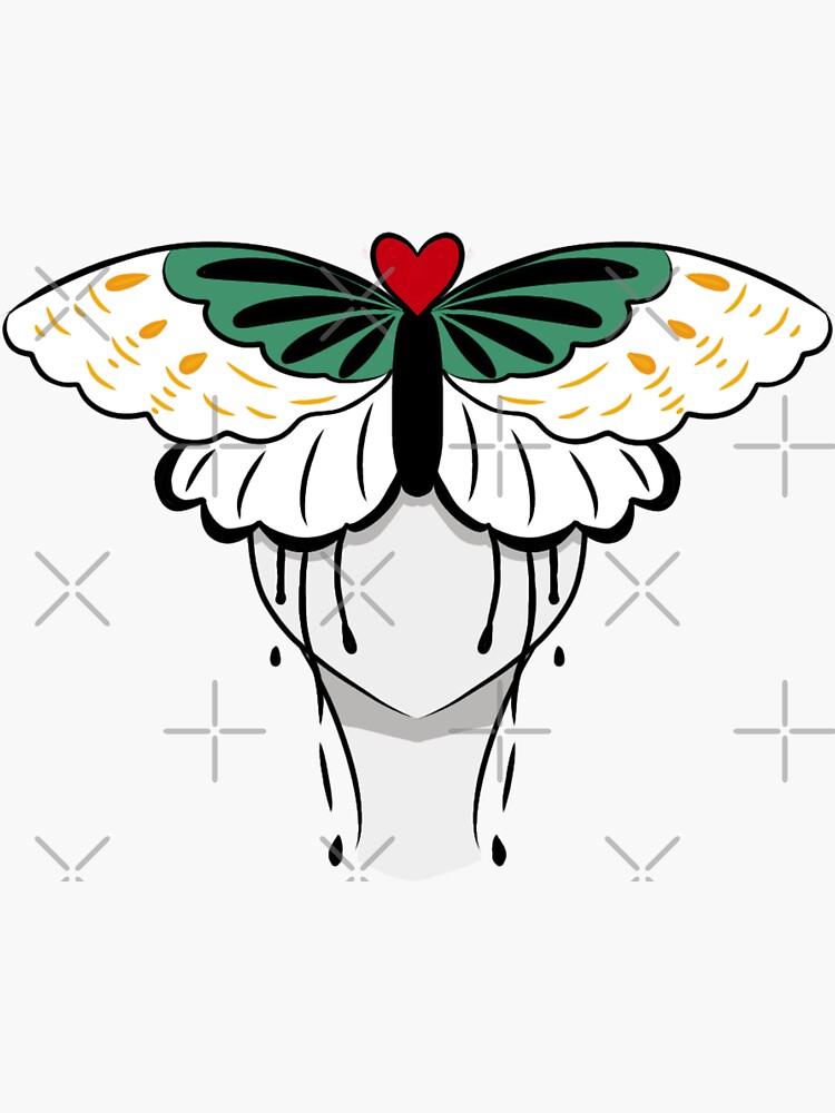 "White Crying Moth Person (inspired and dedicated to Siinamota/Powapowa ...