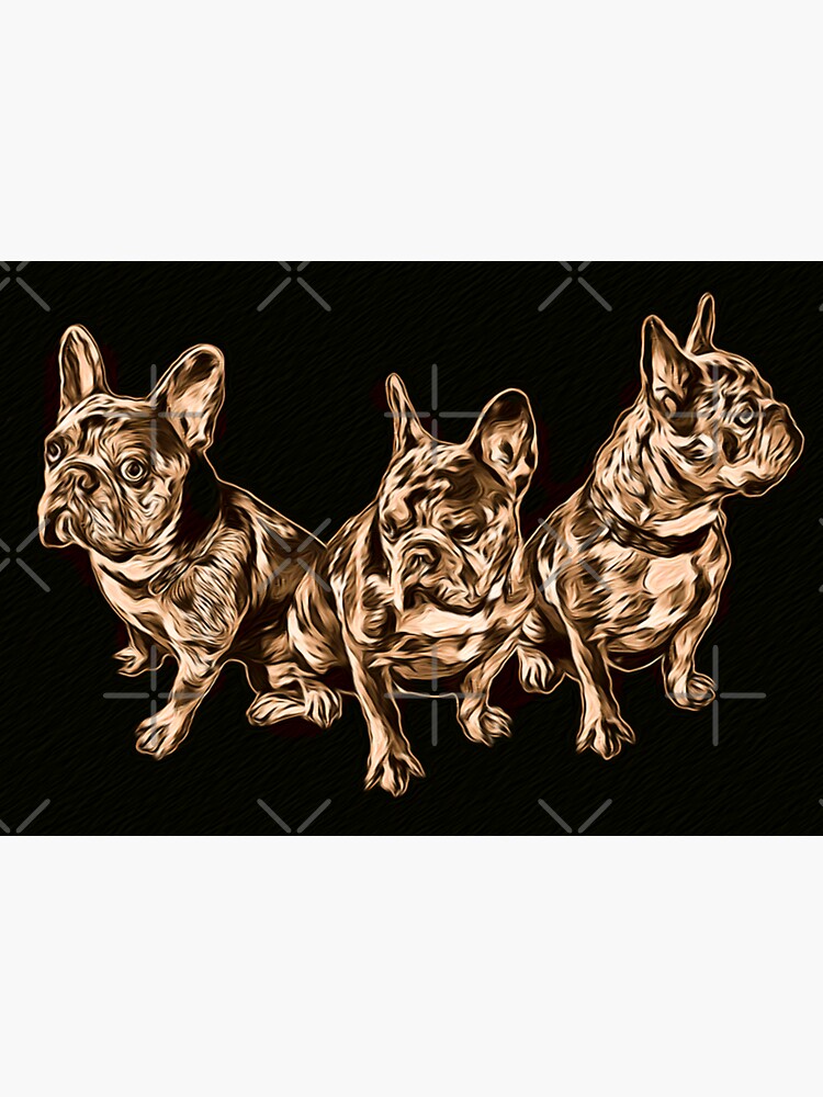 "French Bulldog-Merle French" Sticker for Sale by MaritzaGoodIdea ...