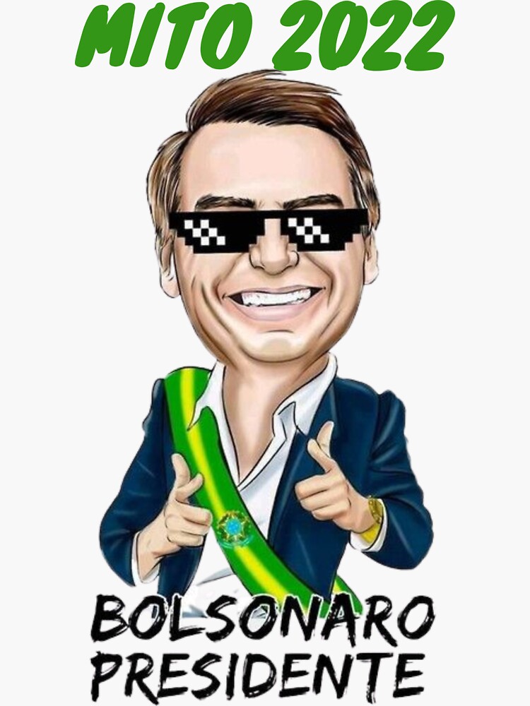 "Camiseta Bolsonaro 2022 Reeleição Brasil" Sticker for Sale by ...