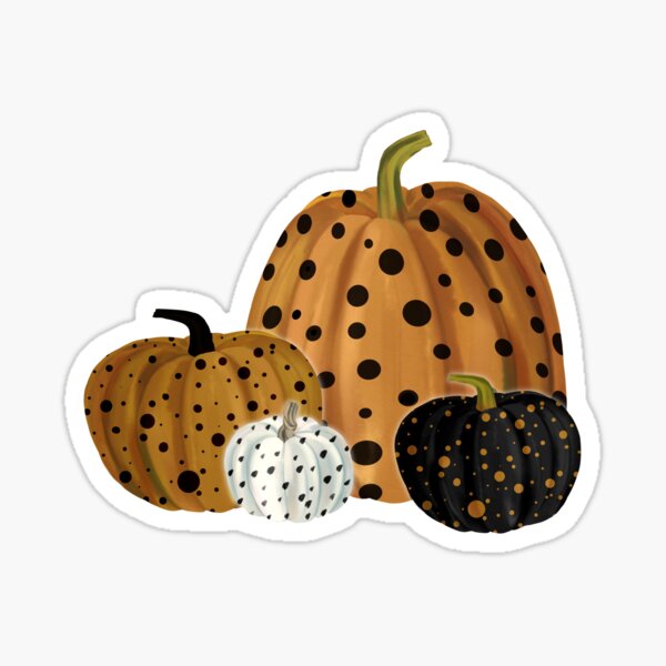"Spotted Pumpkins Group" Sticker for Sale by TheLongsWayHome | Redbubble
