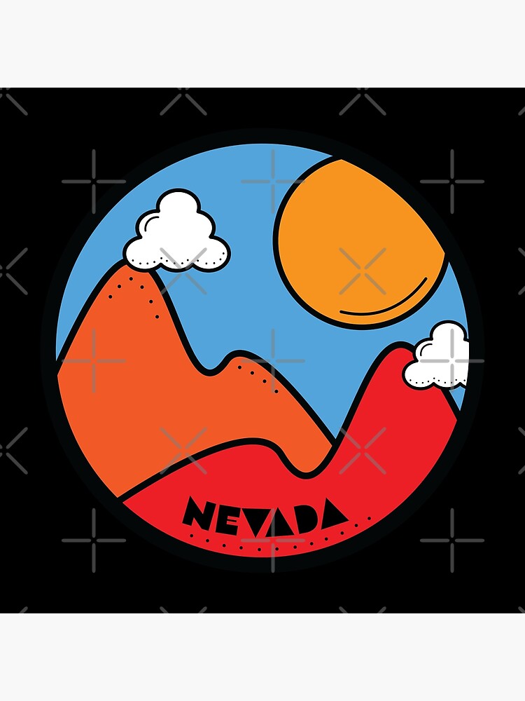 "Nevada Sticker" Poster for Sale by gabbyspillers | Redbubble