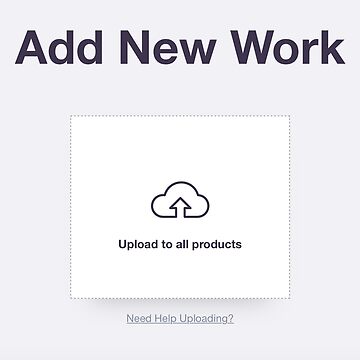 "RedBubble Add New Work" Sticker for Sale by willdunphey | Redbubble