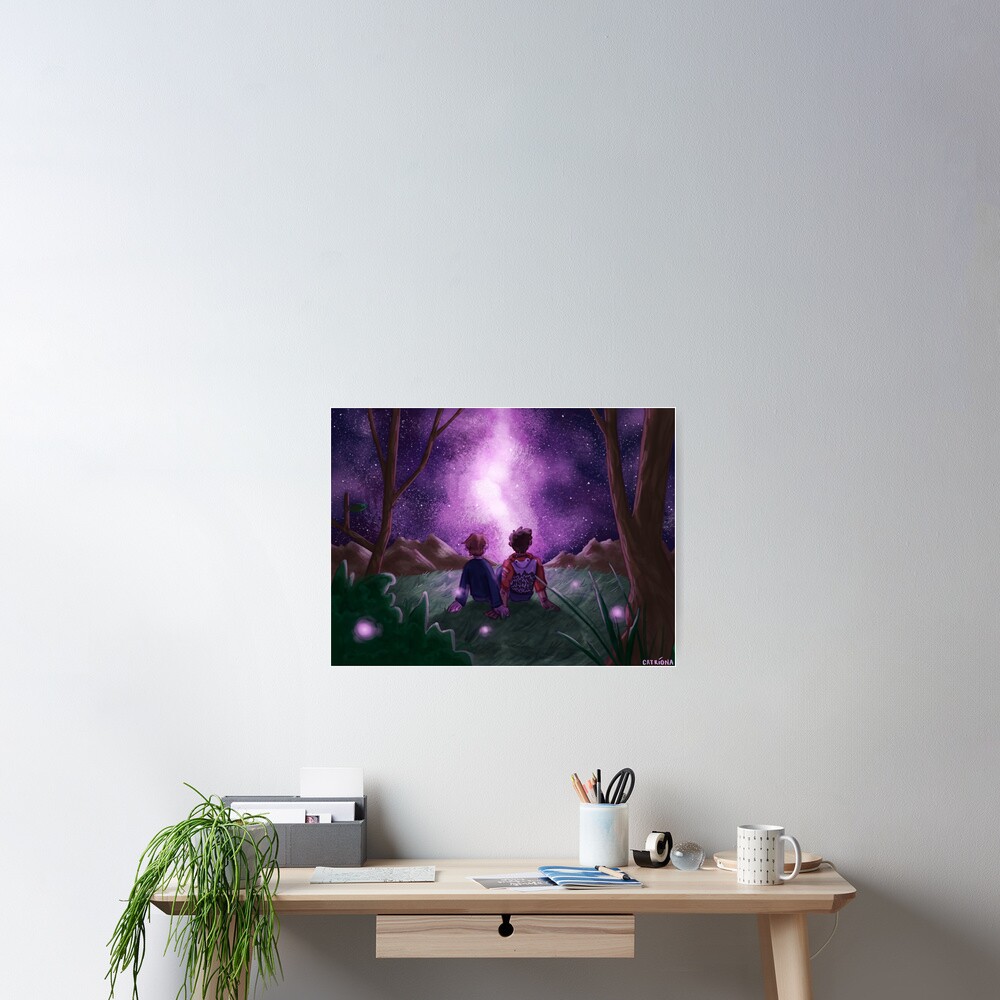 "Be More Chill Night Sky" Poster for Sale by suntails | Redbubble