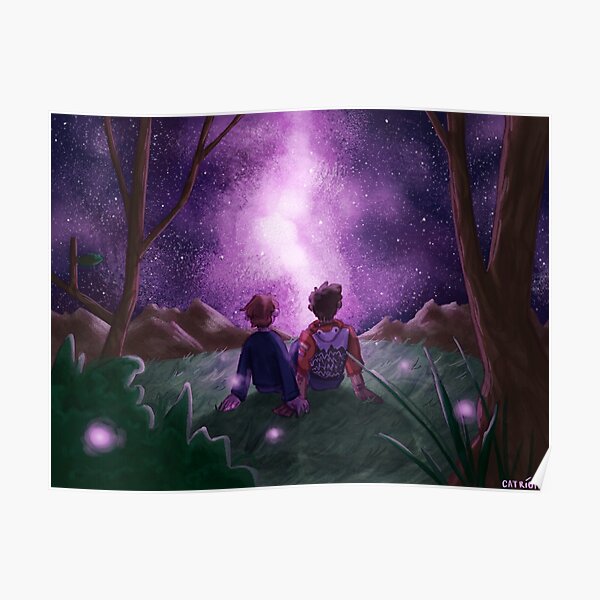 "Be More Chill Night Sky" Poster for Sale by suntails | Redbubble