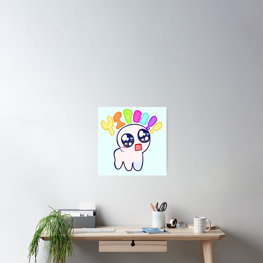 "yippee !!!" Sticker for Sale by omeletteyyy | Redbubble