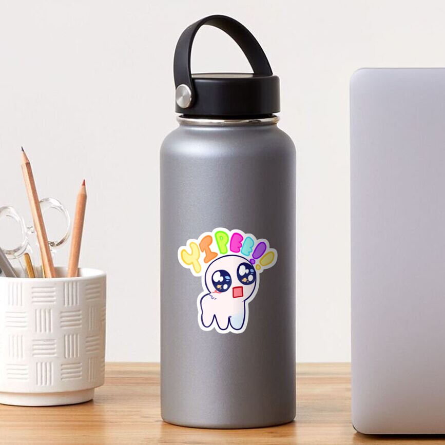 "yippee !!!" Sticker for Sale by omeletteyyy | Redbubble