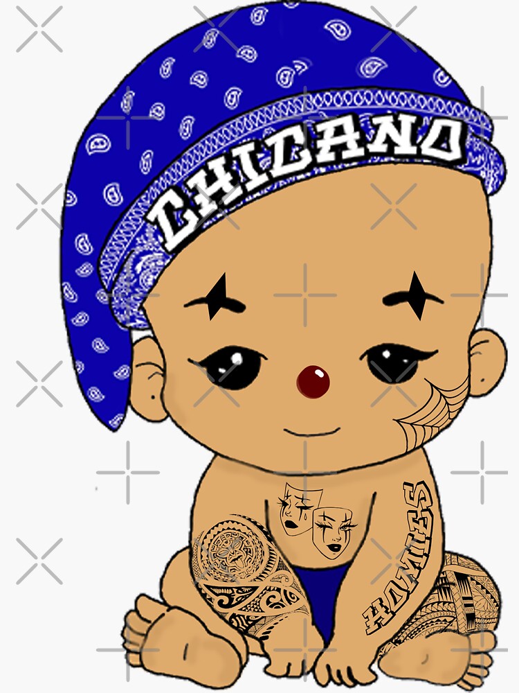 "Vato Loco Cholo Baby" Sticker for Sale by EnviousObjects2 | Redbubble