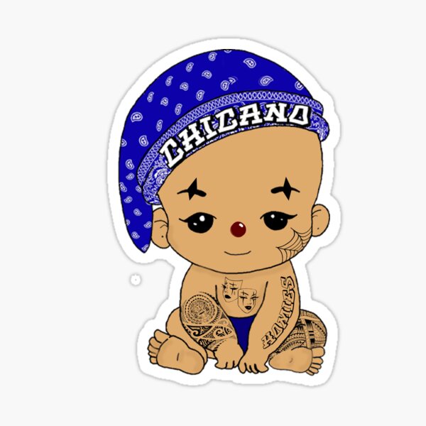 "Vato Loco Cholo Baby" Sticker for Sale by EnviousObjects2 | Redbubble