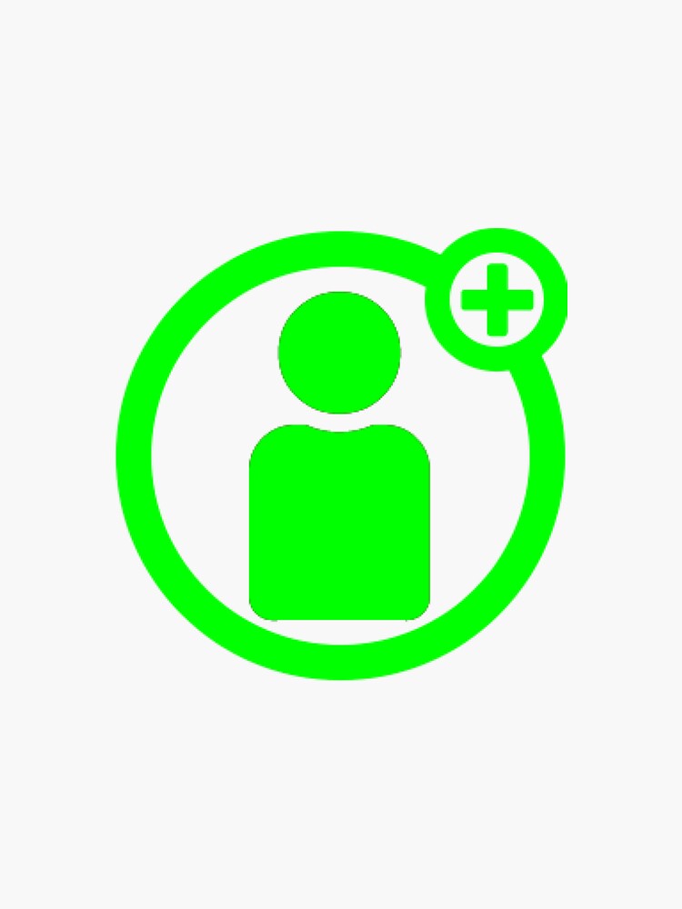 "Vrchat Friend Request Icon" Sticker for Sale by 4889276874 | Redbubble