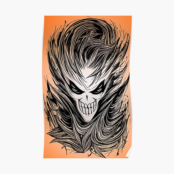 "Skulnar the Pileous Skull" Poster for Sale by HalloweenThings | Redbubble