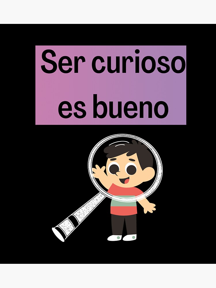 "being curious is good" Sticker for Sale by ArteJuanca | Redbubble