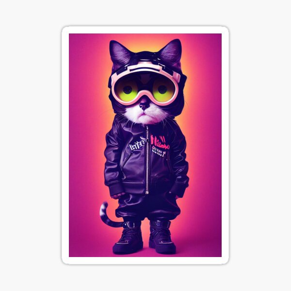 "Funny Cat Face with Funky glasses | Cat Lover | Funny Cat with Glasses ...