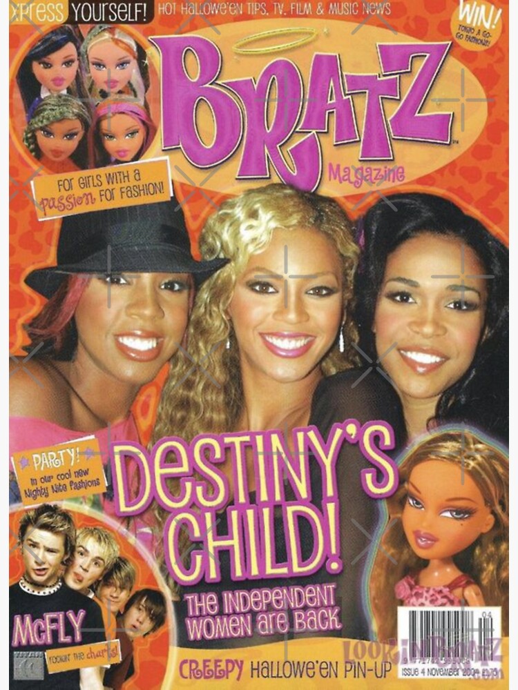 "2000s y2k magazine cover" Sticker for Sale by brussouilisse | Redbubble