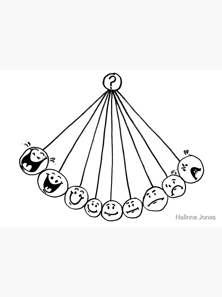 "Mood Swing Pedulum" Poster by 1Redbublppasswo | Redbubble
