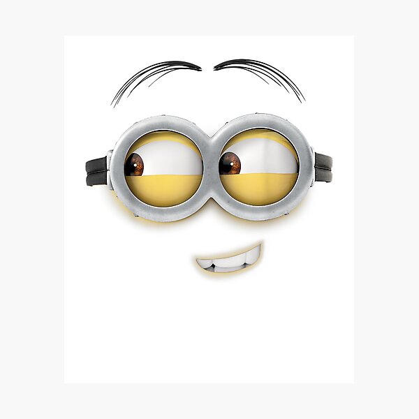 "Despicable Me Minions Dave Side Smile Graphic" Photographic Print for ...