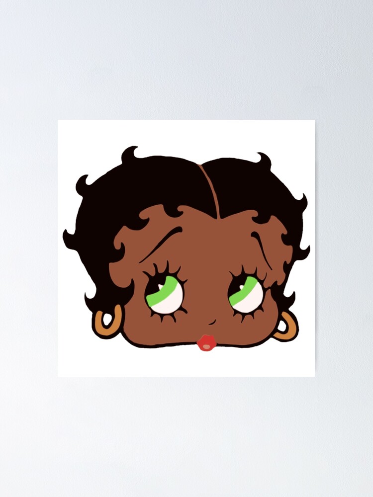 "Black Betty Boop " Poster for Sale by Brook P | Redbubble