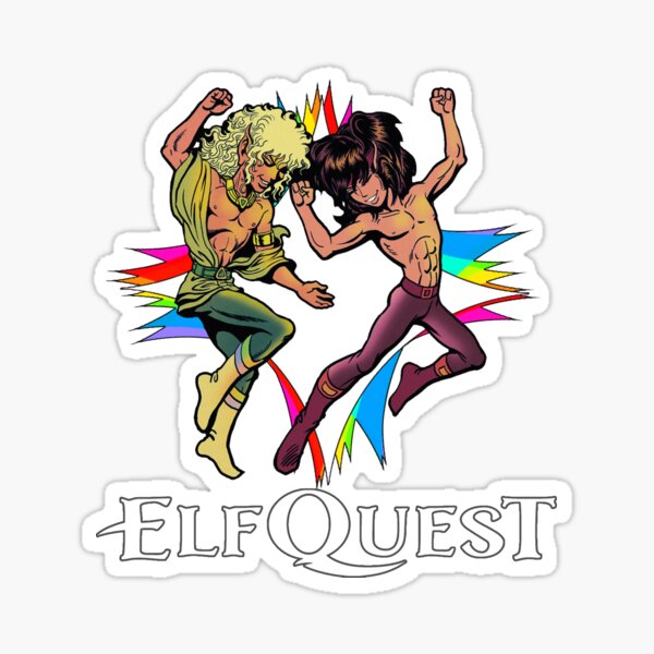 "Elfquest: Mender and Dart " Sticker by elfquest | Redbubble