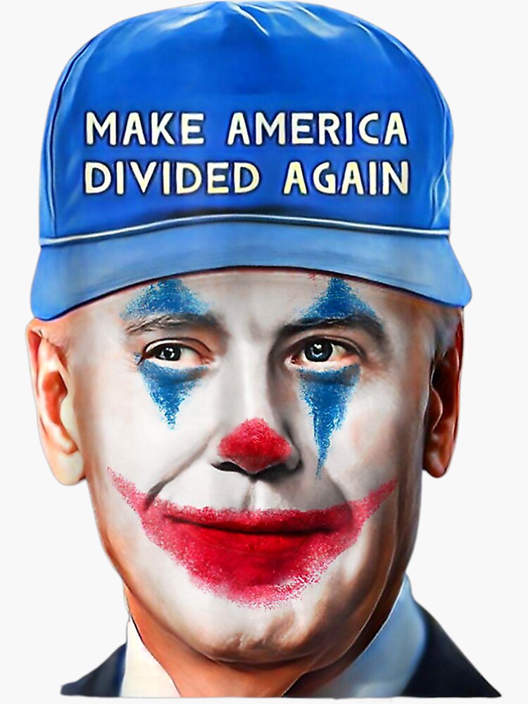 "Dark Brandon Halloween Costume Scary Trump Republican Biden" Sticker ...