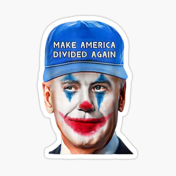 "Dark Brandon Halloween Costume Scary Trump Republican Biden" Sticker ...