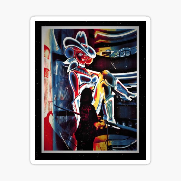 "Vicki's meeting" Sticker for Sale by Vegasposters | Redbubble