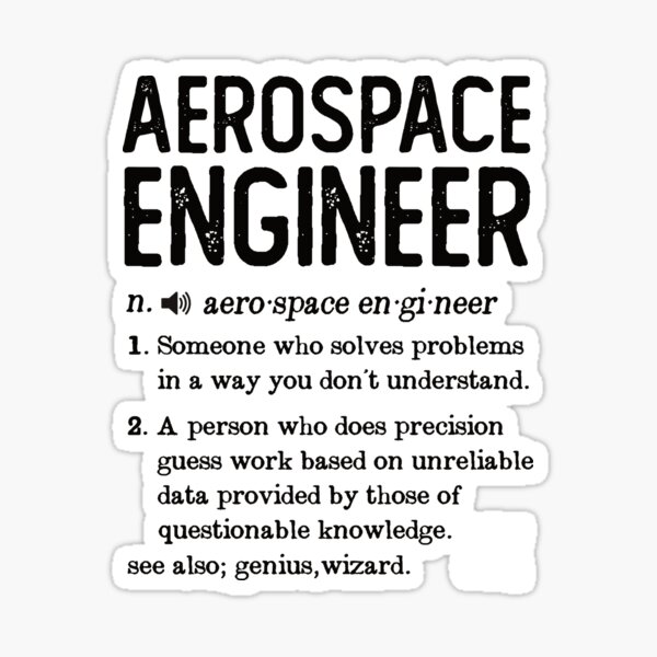 "Aerospace Engineer Funny Definition: Funny Aerospace Engineering Gift ...