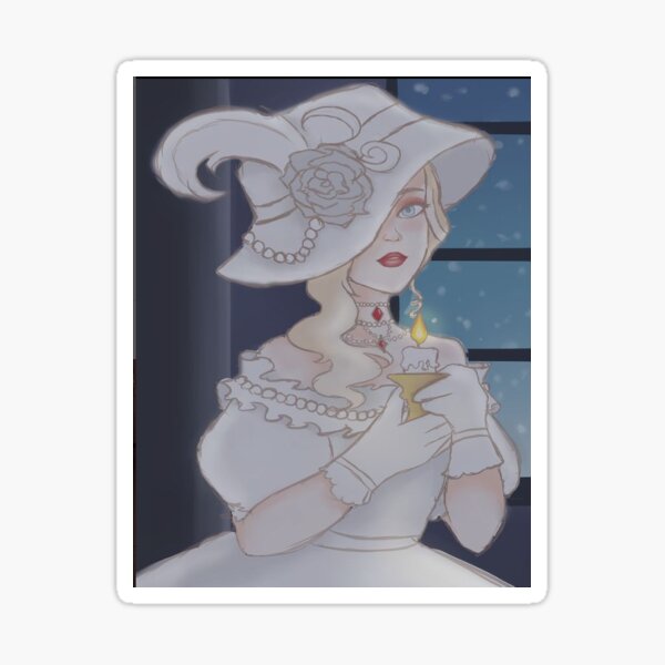 "La Signora Aesthetic Design" Sticker for Sale by Eulamoon | Redbubble