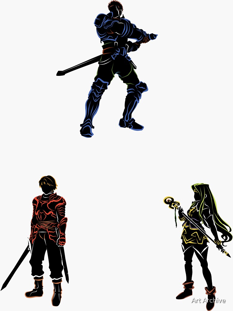 "Mercenary Adventurer" Sticker for Sale by Nierez | Redbubble