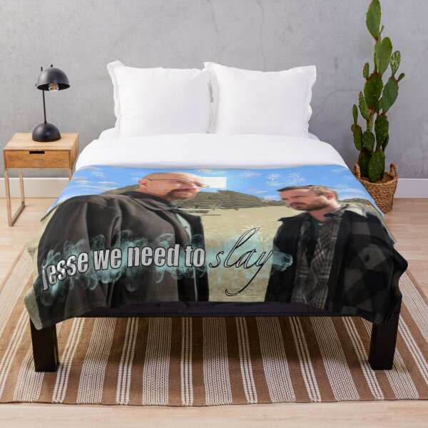 "jesse we need to slay breaking bad" Throw Blanket for Sale by usnaaart ...