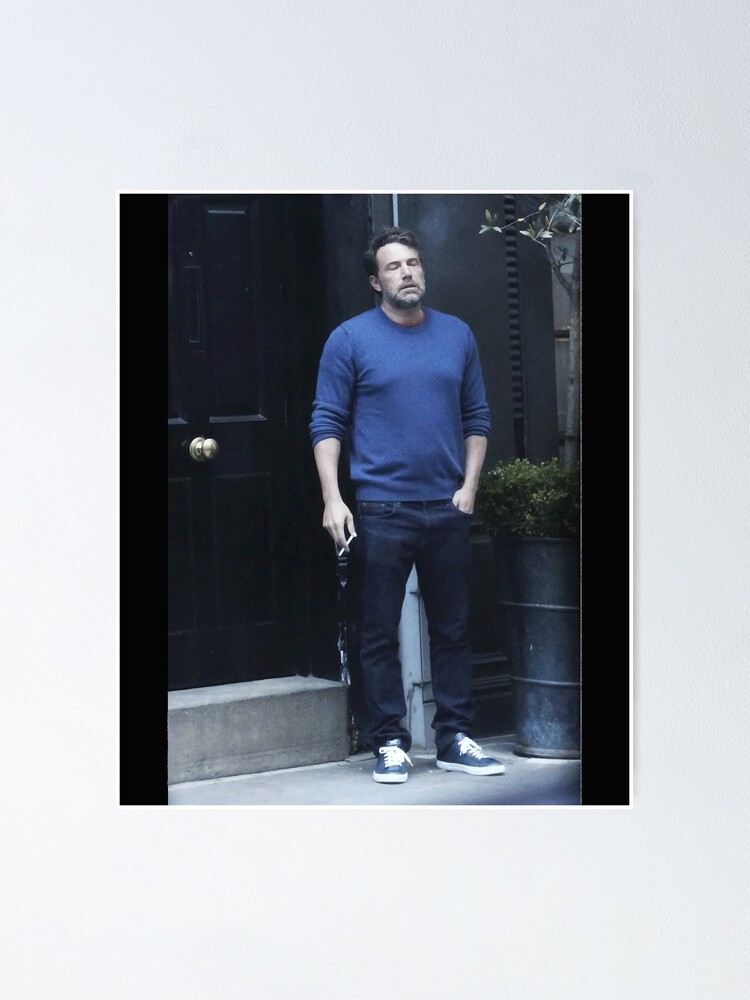 "Ben Affleck Smoking" Poster for Sale by ShawneHasty01 | Redbubble