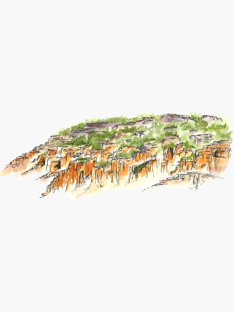 "Dyurrite Mt Arapiles_Die Cut" Sticker for Sale by anjafuechtbauer ...