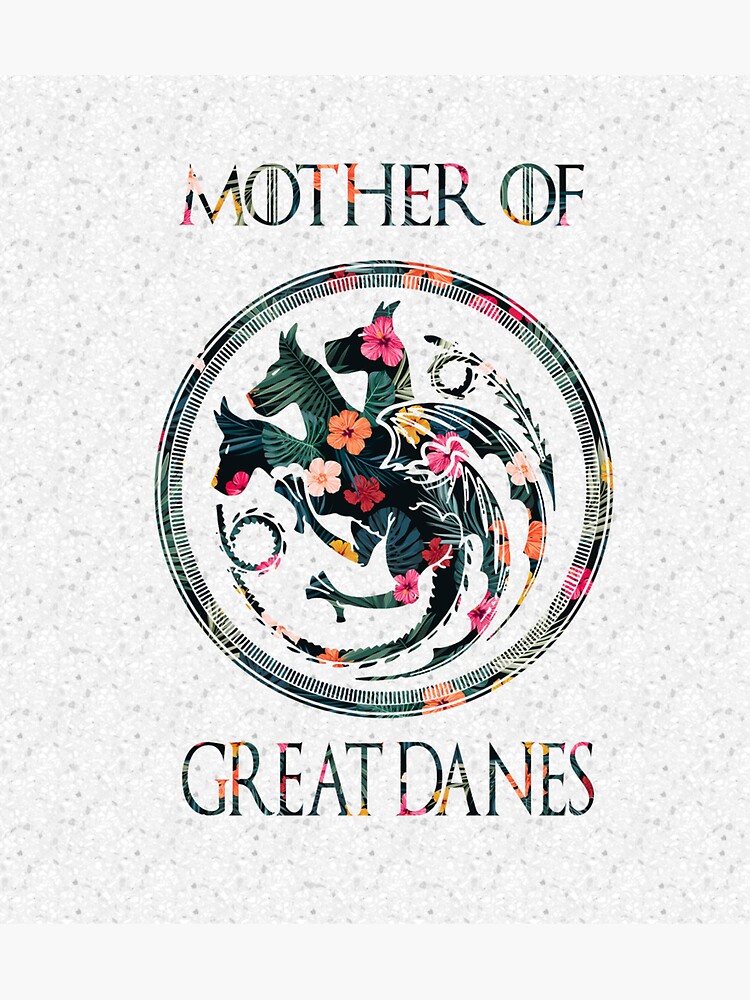 "Dragon Dog Mother love Of Great Dane" Sticker for Sale by RobertDorr ...