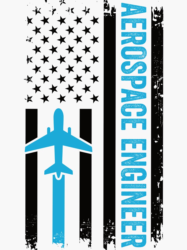 "Aerospace Engineer Distressed Vintage USA Flag Airplane: Funny ...
