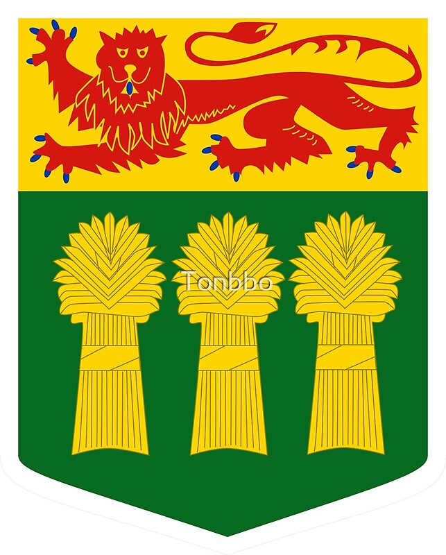 "Saskatchewan Coat of arms, Canada" by Tonbbo | Redbubble