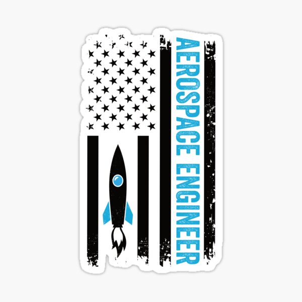 "Aerospace Engineer Distressed Vintage USA Flag Rocket: Funny Aerospace ...